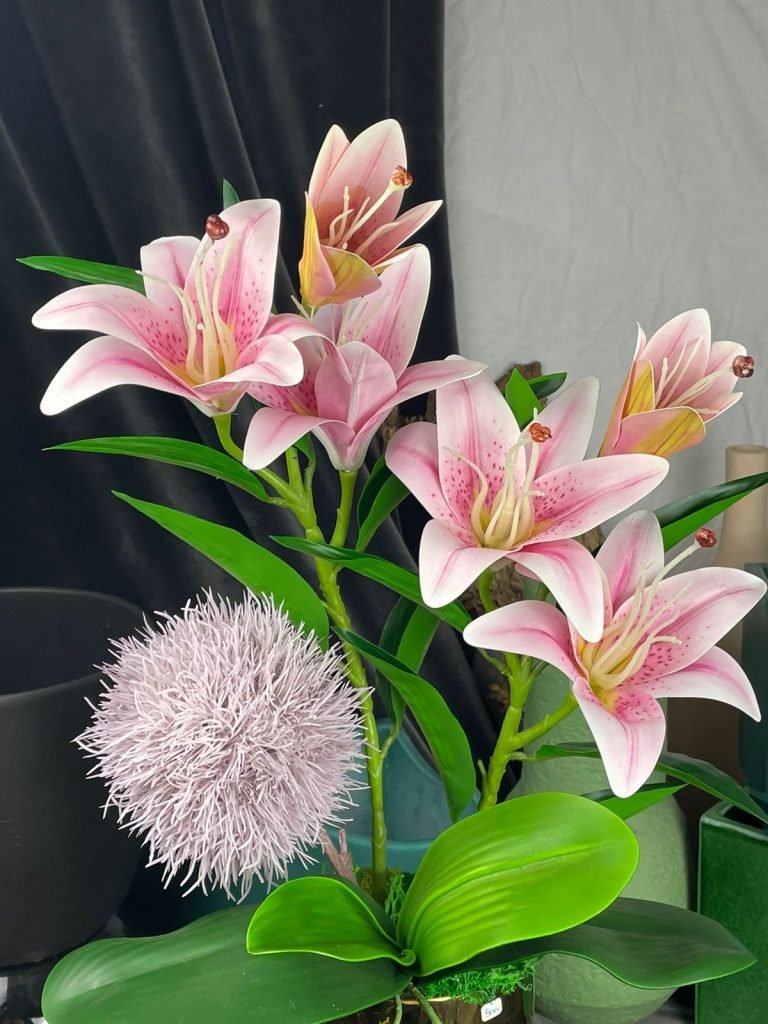 Lys Composition Artificielle - Fleuriste à Casablanca - Acheter Et ...