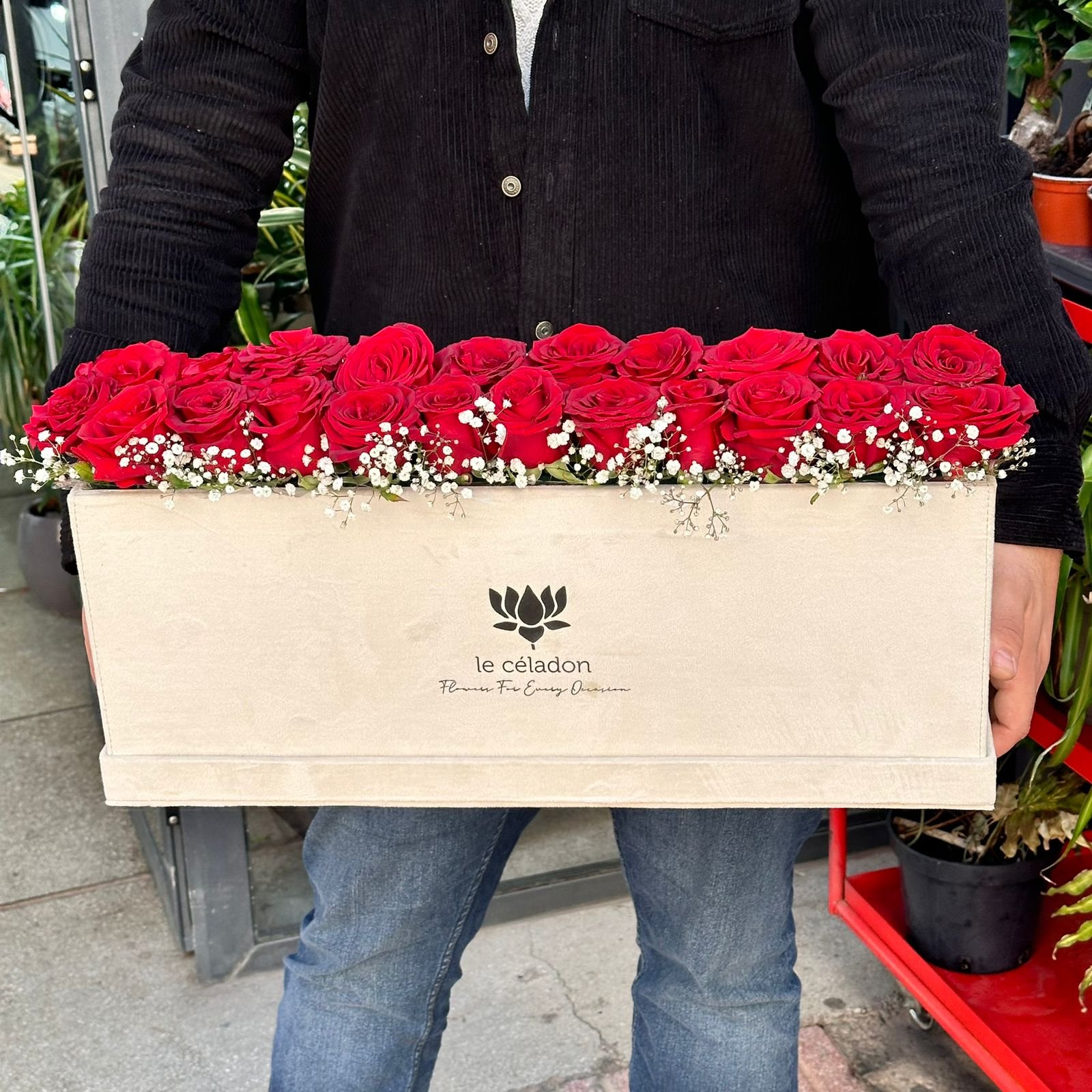 Altesse Box Fleurs Rouges - Fleuriste à Casablanca - Acheter Et Livrée ...